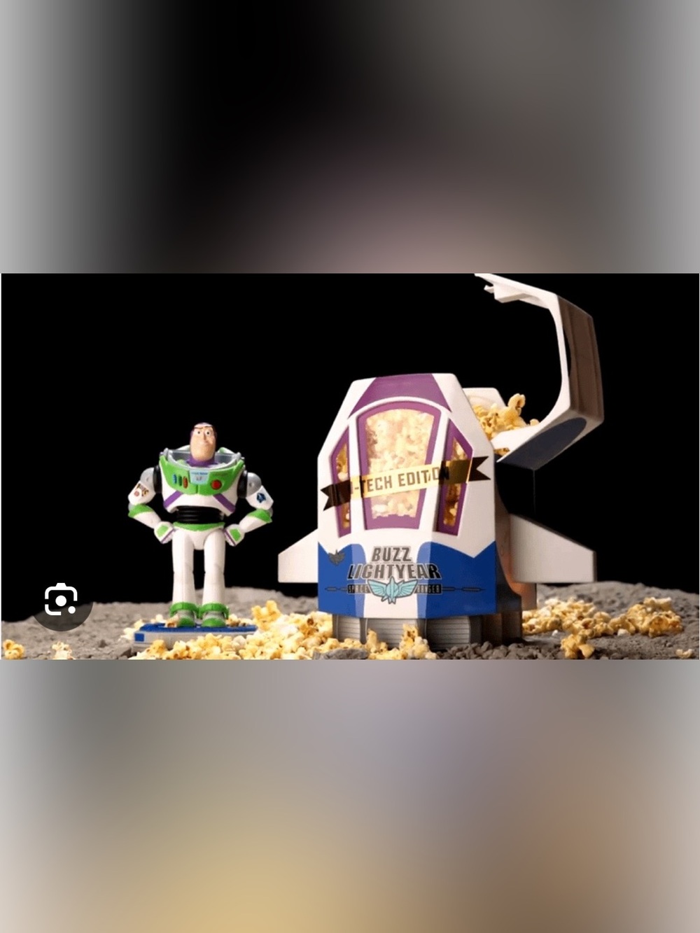 AMC | Accents | Toy Story 5 Buzz Lightyear Space Ship Popcorn Bucket ...